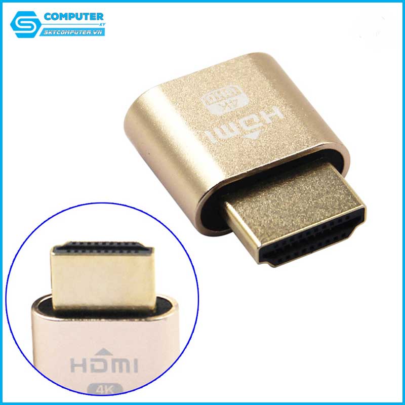 Dummy HDMI - WBTUO VGA Virtual Display Adapter HDMI 1.4 DDC EDID ...