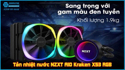 Tản nhiệt nước NZXT AIO Kraken X53 RGB chính hãng | Sky Computer