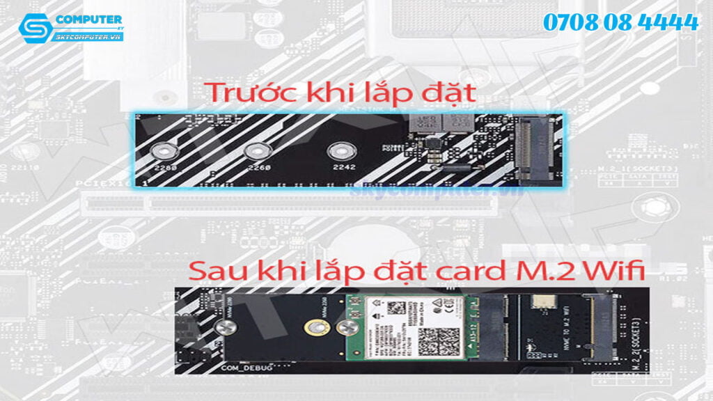 Adapter M.2 Wifi to M2 PCIe