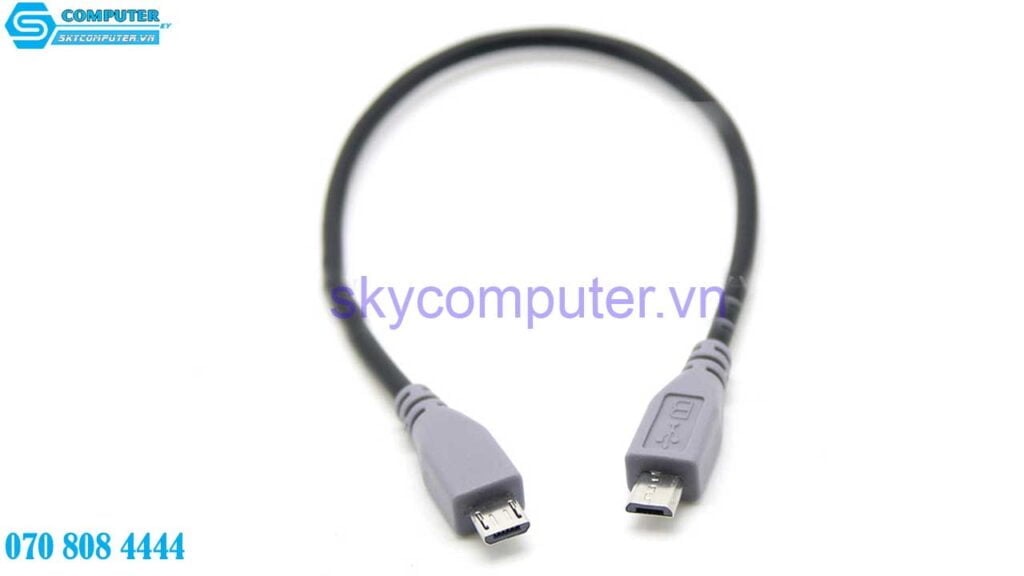 Cáp 5pin Micro USB to Micro USB hai đầu đực 0.25M