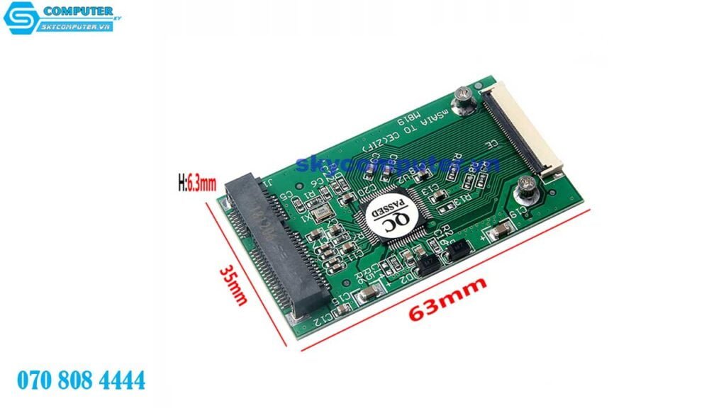Cáp chuyển đổi mSATA SSD to 40pin 1.8inch ZIF CE