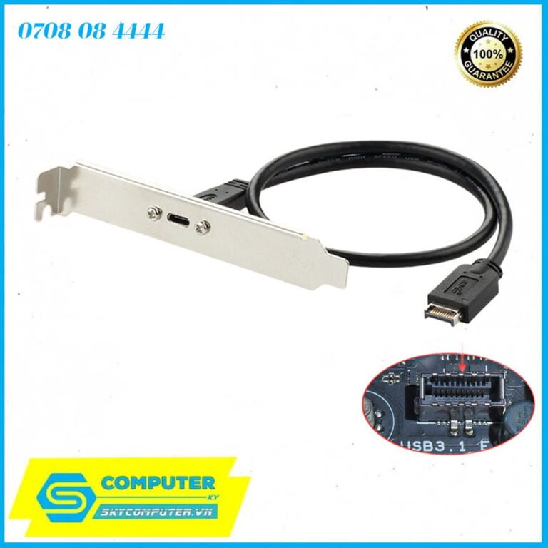 Cáp chuyển đổi Type E Header cắm main ra USB Type C