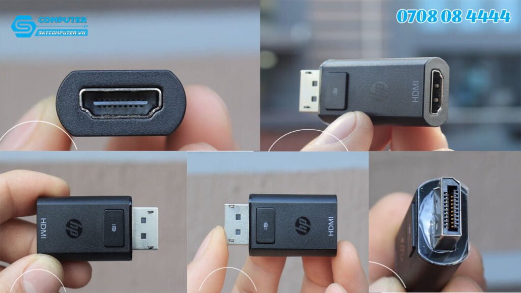 Đầu chuyển đổi Displayport sang HDMI 4K thương hiệu HP