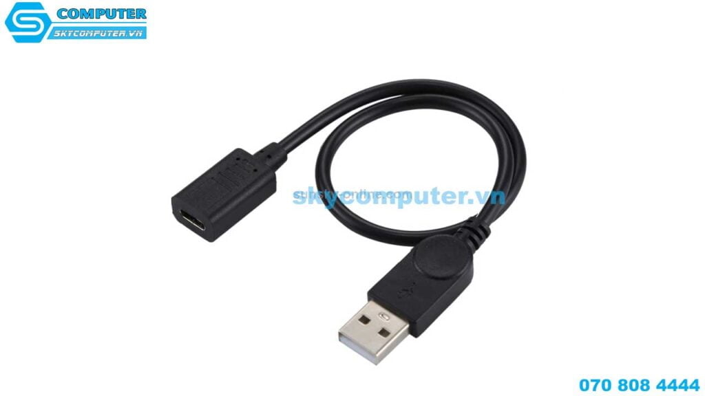 Dây cáp chuyển đổi USB 3.0 sang Type C cái 20cm