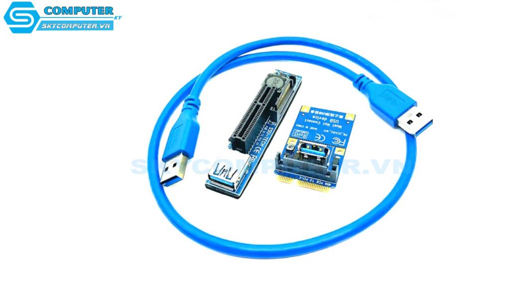 Dây Cáp Riser Mini PCIe Sang PCIe 4X | SkyComputer