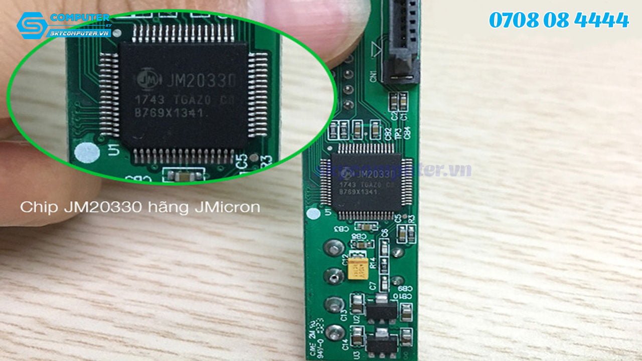 Adapter chuyển HDD SATA sang ATA 3.5-40pin JM20330