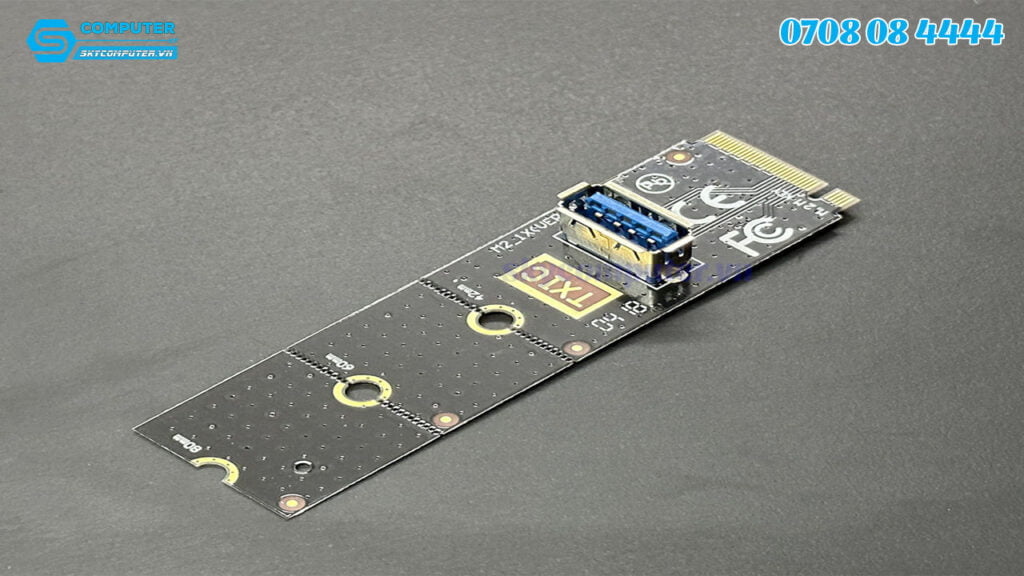 Bộ kit Riser M2 PCIe to PCIe 16X lắp đặt Card VGA, PCIE