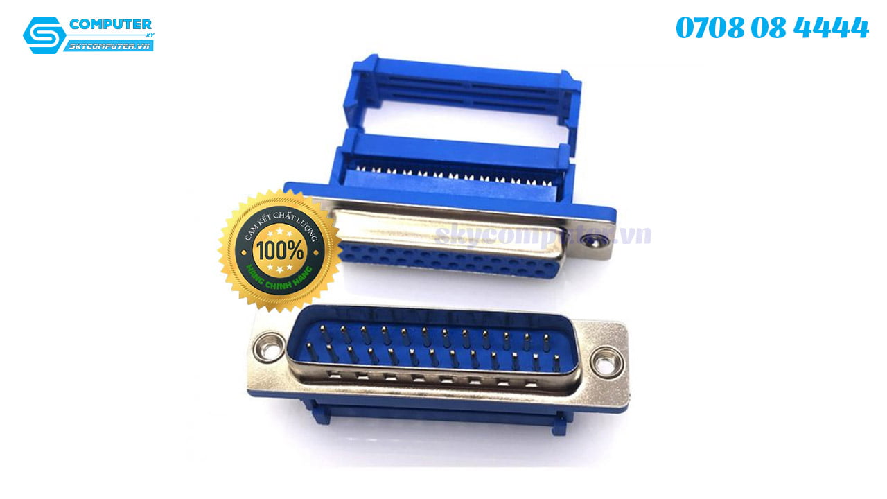 Đầu Bấm Kẹp Db25 Didc 25p Male Chân đực Sky Computer