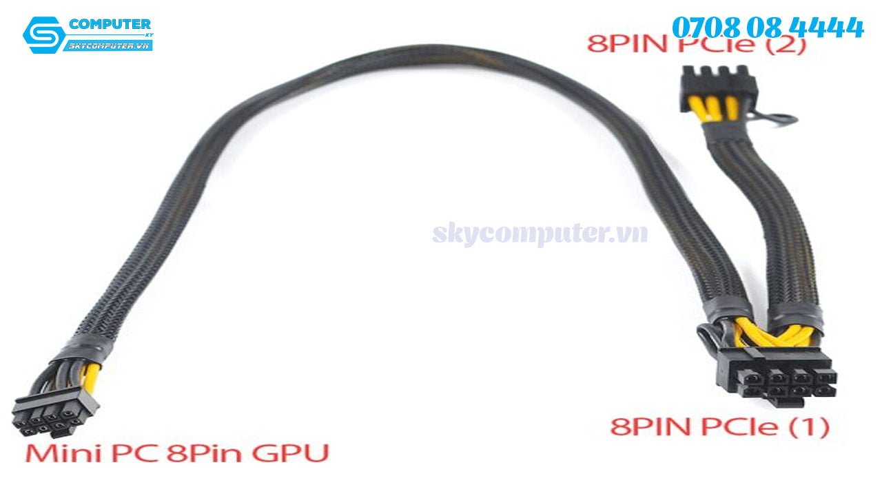 Dây cáp nguồn Mini 8Pin GPU to Dual 8PIN PCIE VGA HPE ProLiant DL580G10 ...