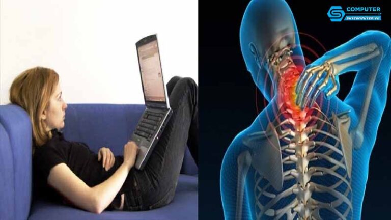 Những tác động của việc sử dụng laptop lâu dài đến sức khỏe